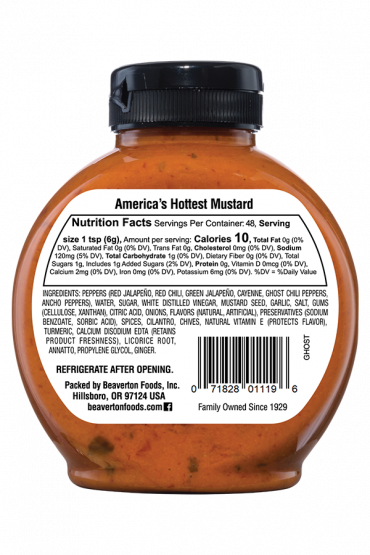 Beaverton Foods | Inglehoffer Ghost Pepper Mustard